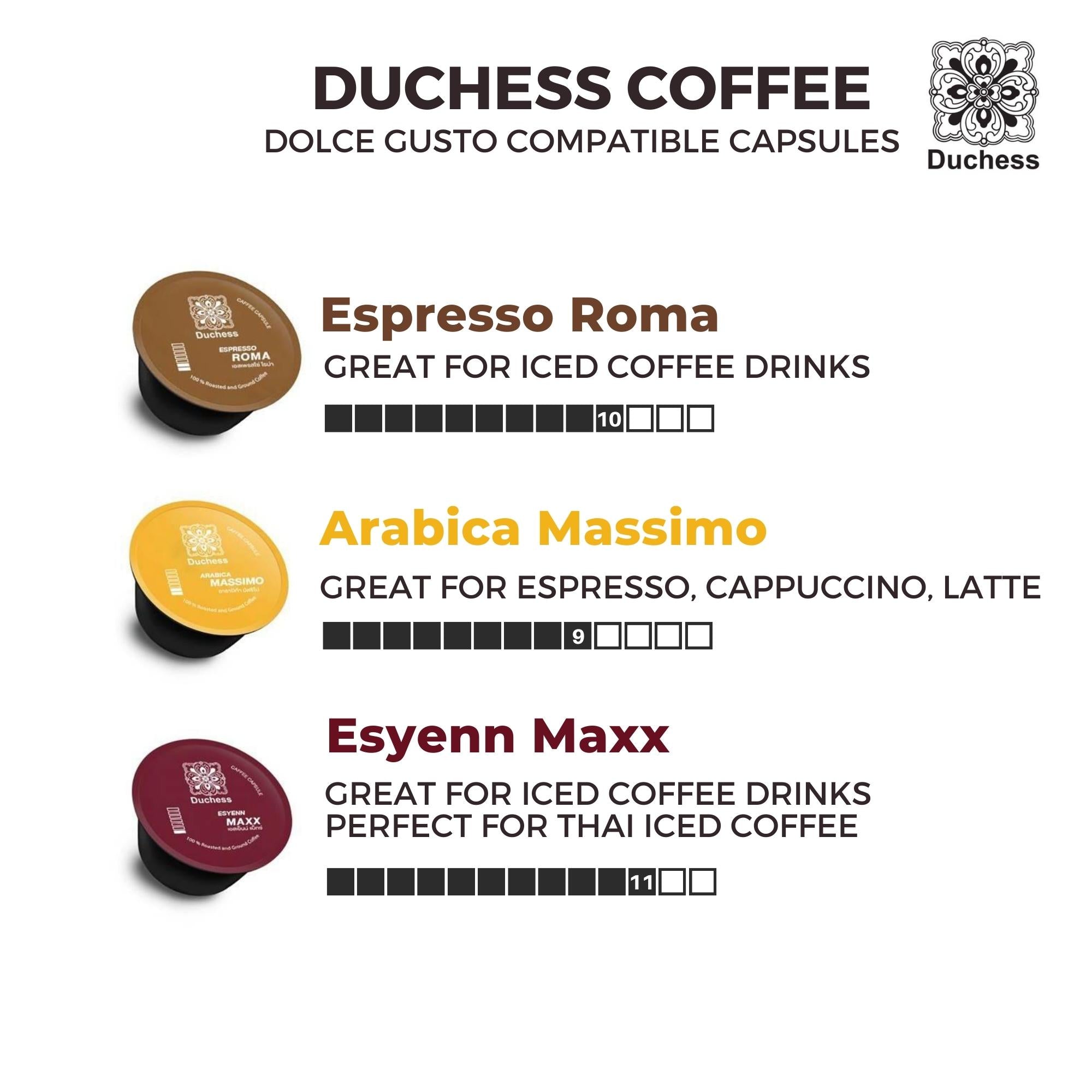 Duchess Coffee Arabica Massimo Dolce Gusto Compatible Capsules | Varganation – varganation