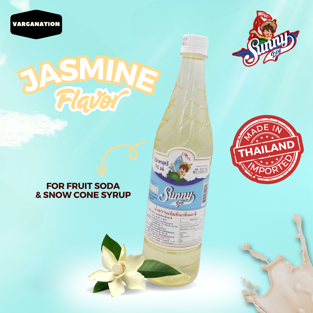 Sunny Boy Jasmine Flavored Fruit Syrup - 710ml – varganation