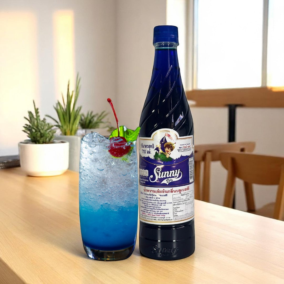 Sunny Boy Blueberry Flavored Fruit Soda Syrup - 710ml – varganation