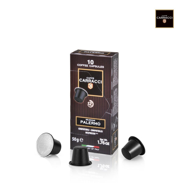 Carracci Palermo Nespresso Compatible Capsules Coffee Capsules Coffee ...