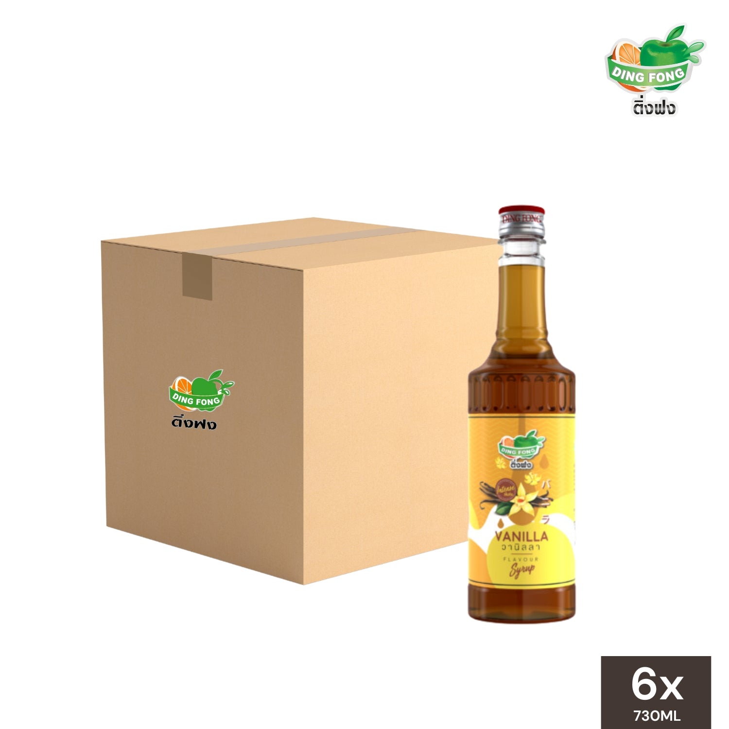 Ding Fong Vanilla Syrup - Wholesale (6 Bottles) I Varganation – varganation