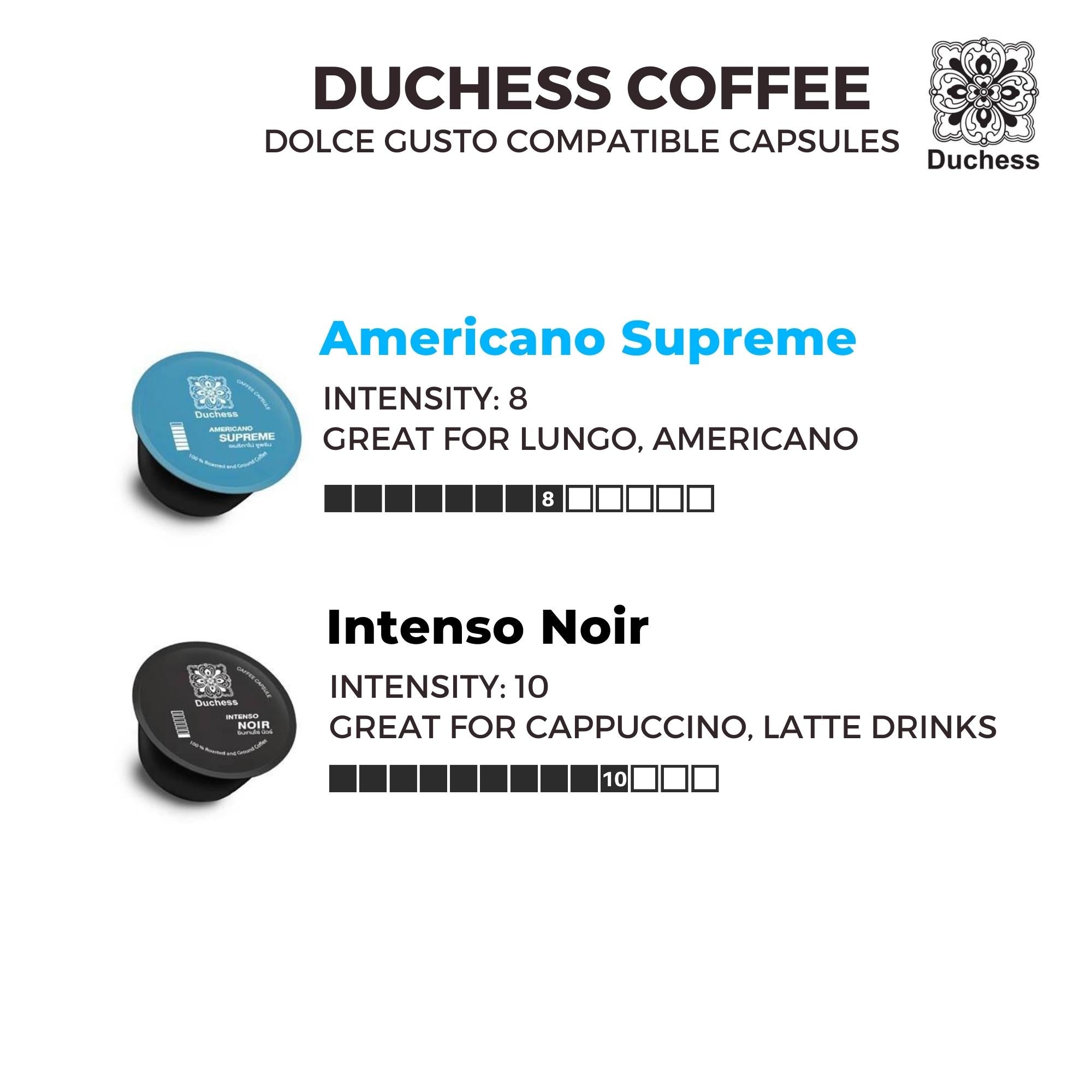 Duchess Coffee Americano Supreme Dolce Gusto Compatible Capsules ...