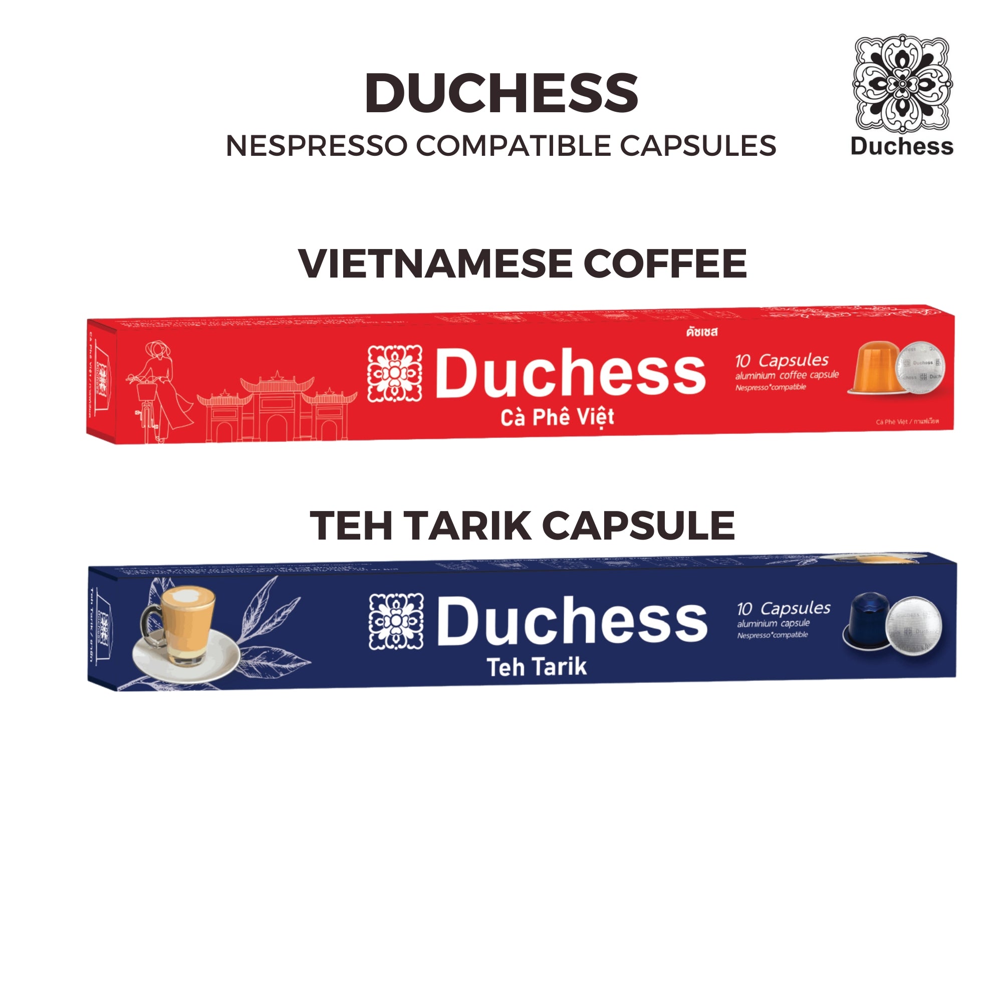 Duchess Coffee Vietnamese Coffee Nespresso Compatible Capsules ...
