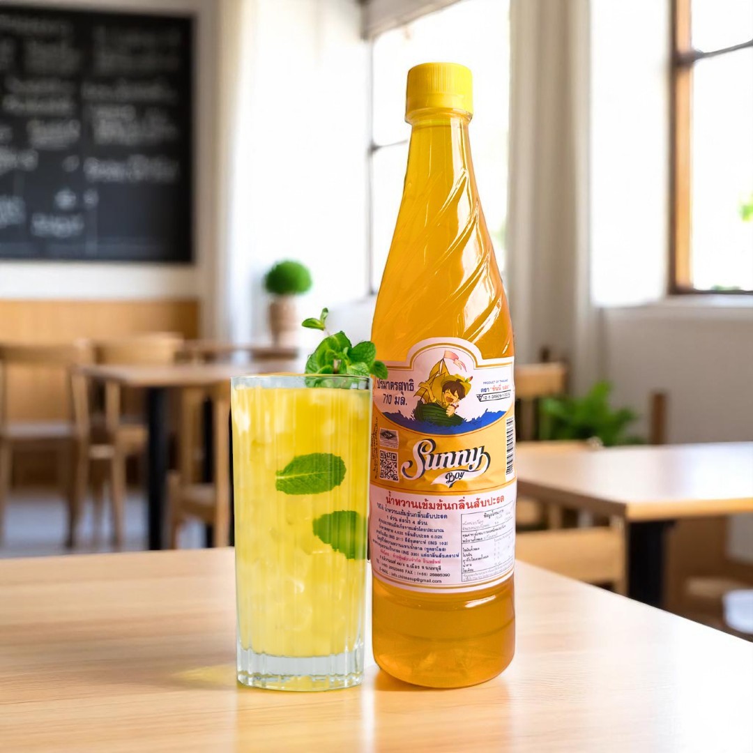 Sunny Boy Pineapple Flavored Fruit soda Syrup - 710ml – varganation